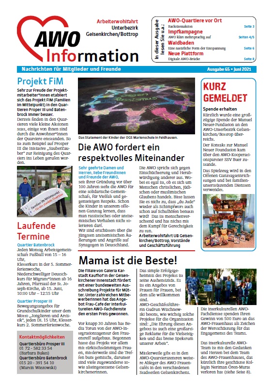 Die neue AWO Information - AWO Gelsenkirchen / Bottrop